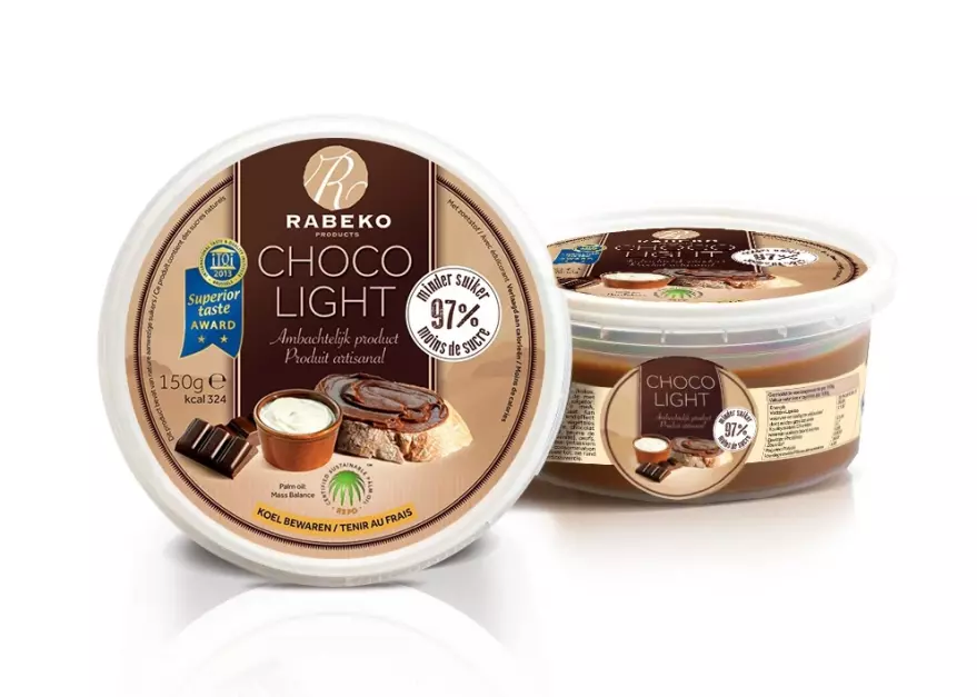RABEKO CHOCO LIGHT SUIKERVRIJ 150 GR